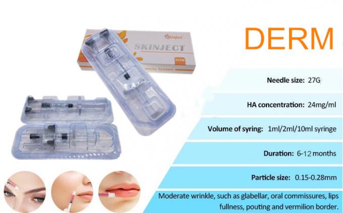 Skinject 2ml Hyaluronic Acid Injection Dermal Filler With Lido