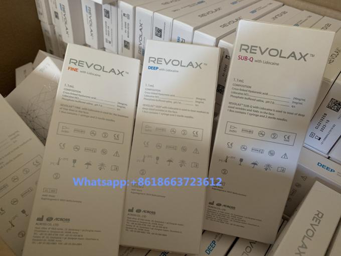 Revolax Fine Deep Sub-Q Hyaluronic Acid Cross Linked Dermal Filler 1.1ml